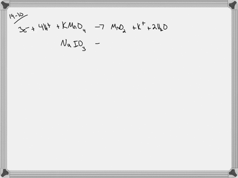 SOLVED:Balance the equation for the following reaction in a basic ...