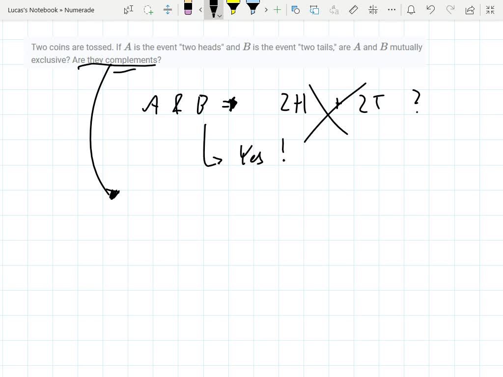 SOLVED Two Coins Are Tossed If A Is The Event two Heads And B Is solved-two-coins-are-tossed-if-a-is-the-event-two-heads-and-b-is
