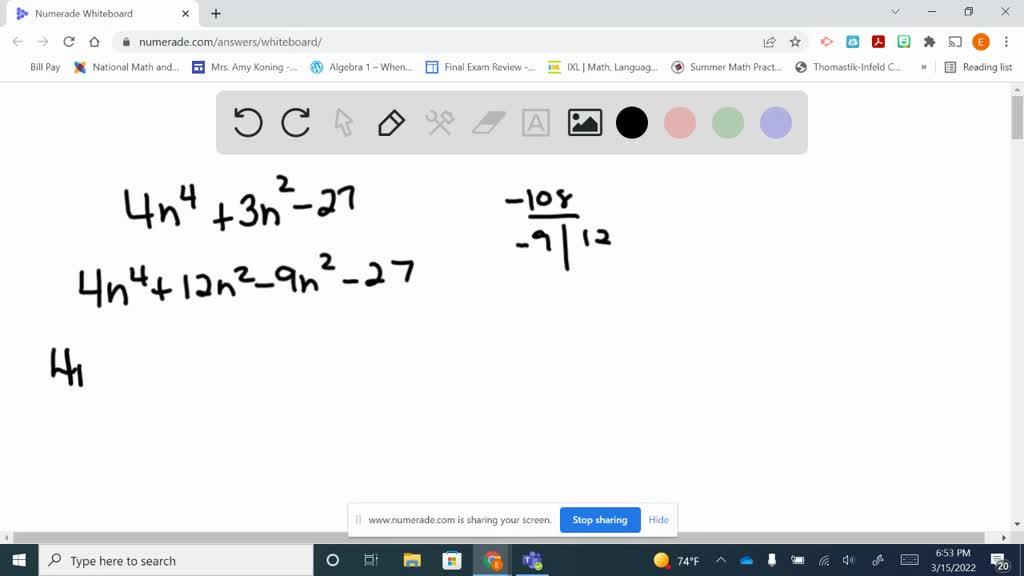 ⏩SOLVED:Factor completely each of the trinomials and indicate any… | Numerade