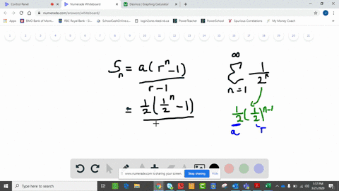 SOLVED:Technology Create a spreadsheet to evaluate the first n terms of each series. Determine ...