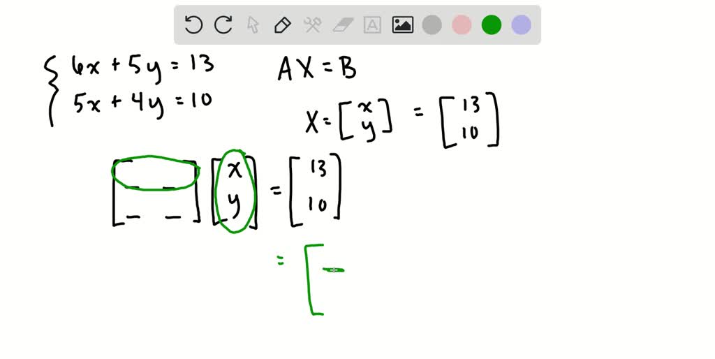 SOLVED In Exercises 29 32 Write Each Linear System As A Matrix