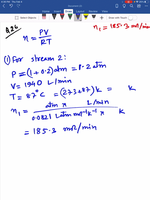 SOLVED:A stream of air at 35^∘ C and a gauge pressure of 0.5 atm ...