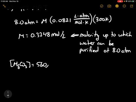 SOLVED:A common way to desalt sea water is to pump the water through a ...