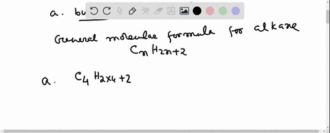 SOLVED:Write the molecular formulas and condensed structural formulas ...