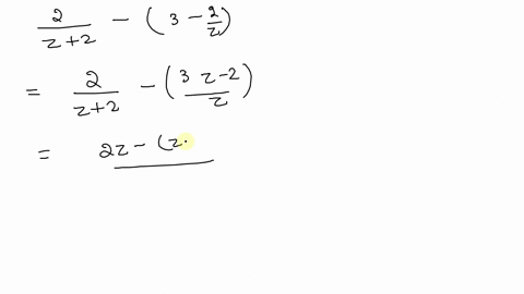 SOLVED:Operations with Rational Expressions Simplify the expression. (2 ...