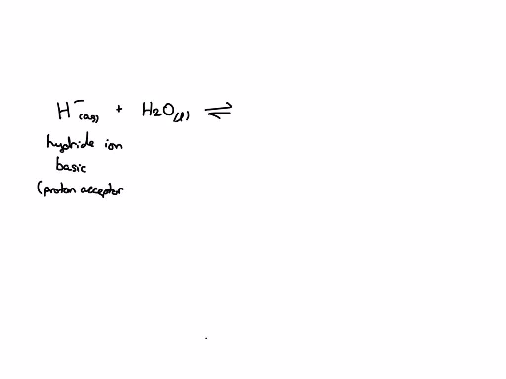 SOLVED:Potassium hydride (KH) is a source of the strongly basic hydride ...