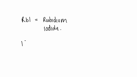⏩SOLVED:Rubidium iodide crystallizes with a cubic unit cell that ...