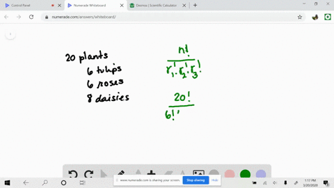 SOLVED: Susan bought 20 plants to arrange along the border of her ...