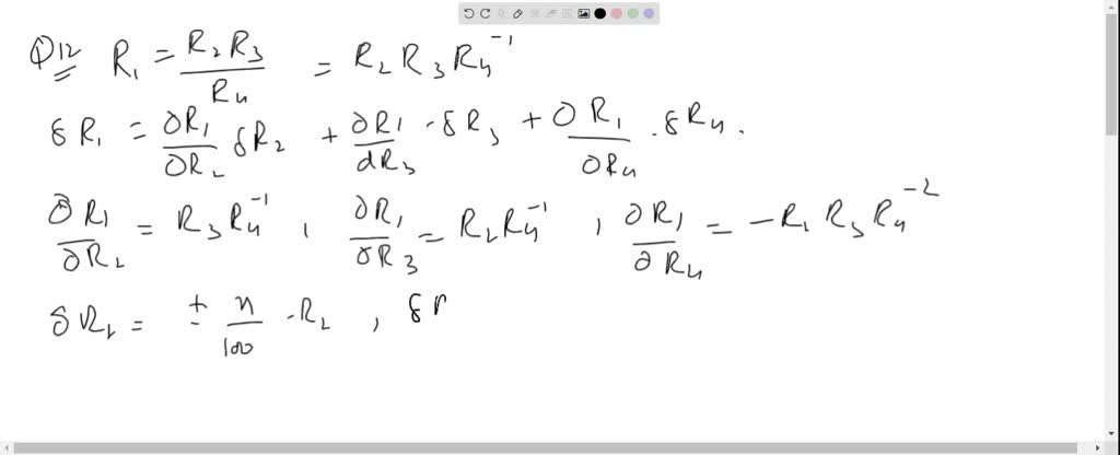 SOLVED:Consider the 4-bit weighted-resistor D/A converter in Figure 16.90. Let RF=10 k Ω. (a ...