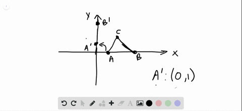 SOLVED:A triangle has vertices A(1,0), B(5,0), and C(2,3) . The ...