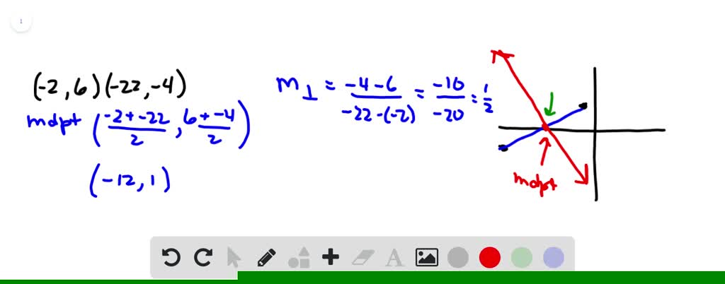 SOLVED:Find an equation of the perpendicular bisector of the line ...