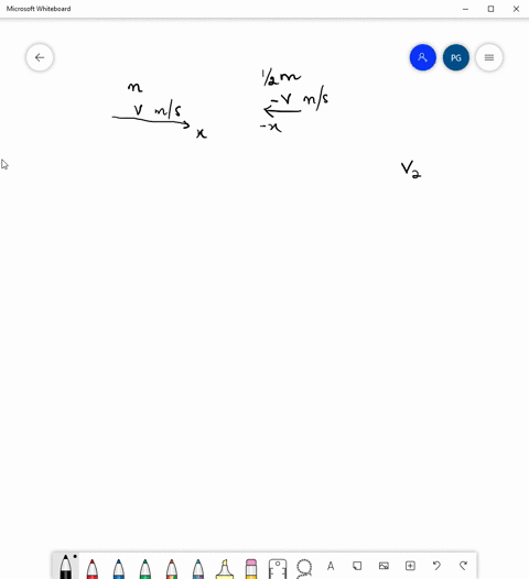 SOLVED:Consider a completely inelastic, head-on collision between two particles that have equal ...