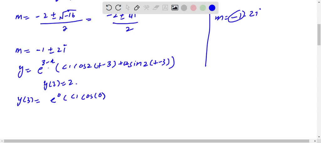 SOLVED:Use the forms of solution provided by the previous two exercises to solve the initial ...