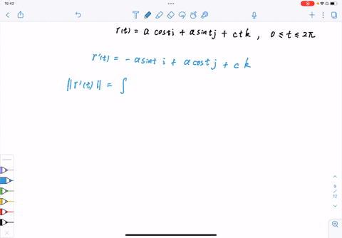 SOLVED:Find the length of the curve traced by the given vector function on the indicated ...