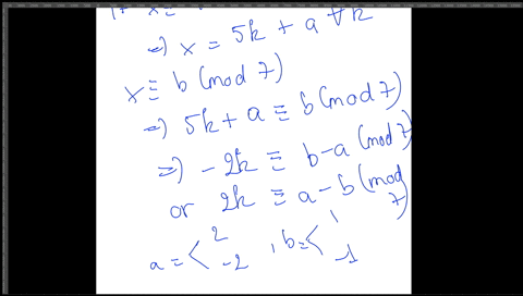 SOLVED: Use Euler's theorem to find a number x between 0 and 28 with x^85 congruent to 6 modulo ...