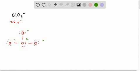 SOLVED:Draw three resonance structures for the chlorate ion (ClO3 ...