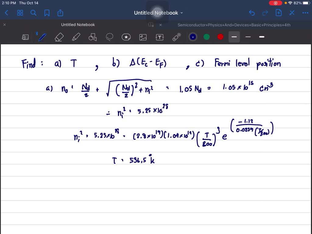 SOLVED a A Silicon Semiconductor Material Is To Be Designed Such That