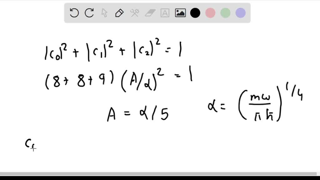 ⏩SOLVED:A particle of mass m in the harmonic oscillator potential ...