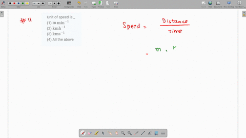 SOLVED:All are units of speed.
