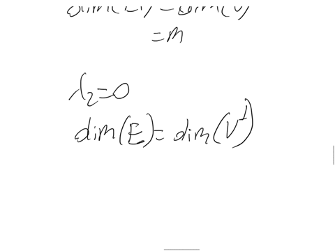 ⏩SOLVED:Consider a subspace V of ℝ^n, with dim(V)=m