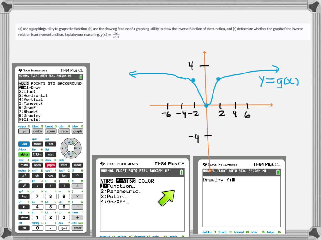 SOLVED: a) usar una herramienta de graficación para representar la ...