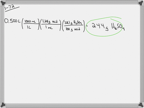 SOLVED: Automobile batteries contain sulfuric acid, which is commonly ...