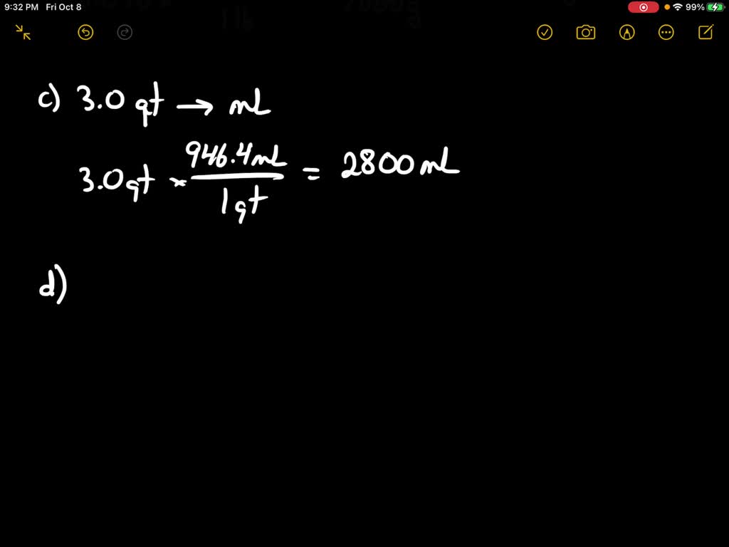 SOLVED Perform The Following Conversions If Necessary Refer To Tables