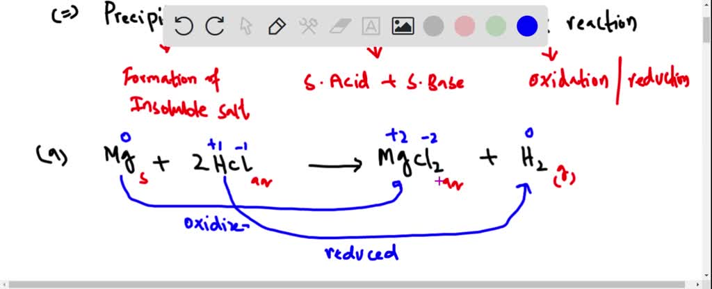 SOLVED:Identify each of the following reactions as a precipitation ...
