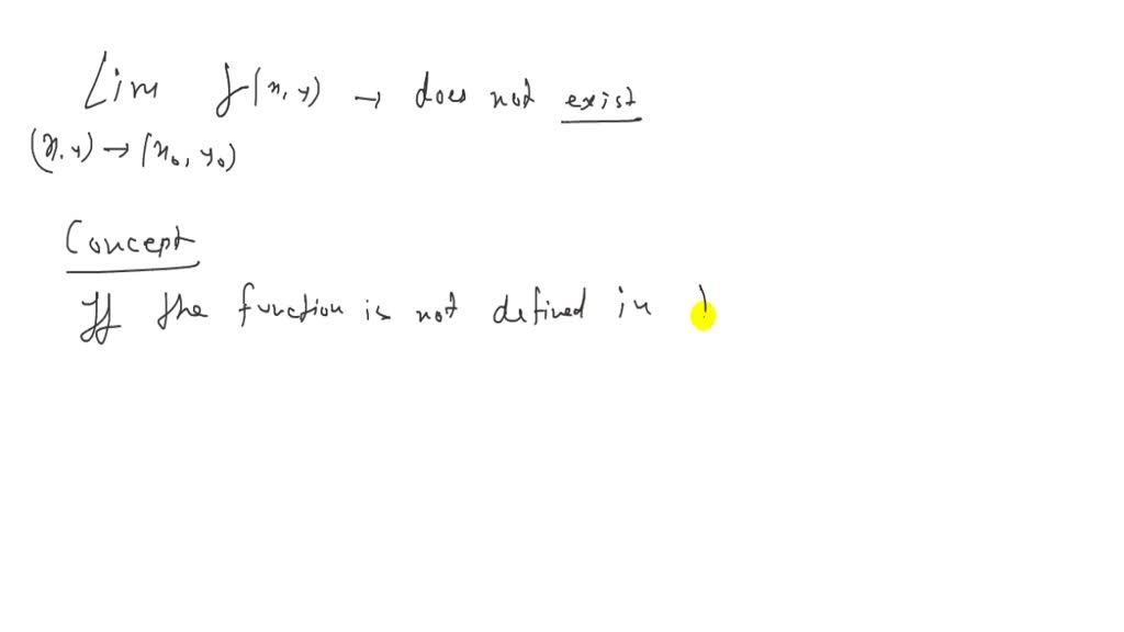 Describe the basic formulas and rules for limits of a function of two ...