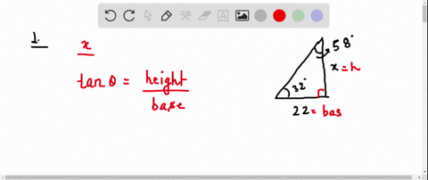 SOLVED:Find the value of x to the nearest tenth. Use a calculator or ...