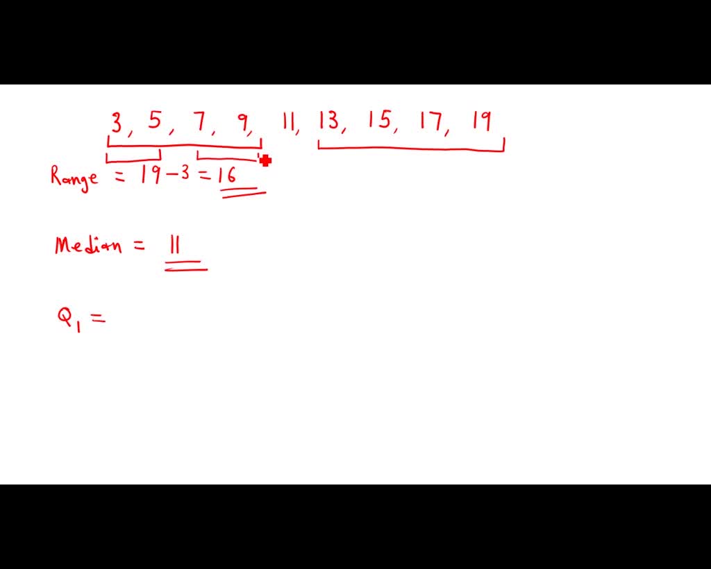 SOLVED In 3 6 Find The Range And The Interquartile Range For Each Set