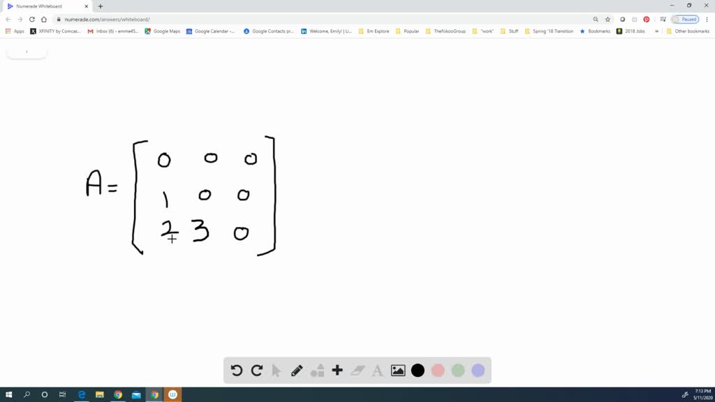 SOLVED:Give an example of a matrix of the specified form. (In some cases, many examples may be ...