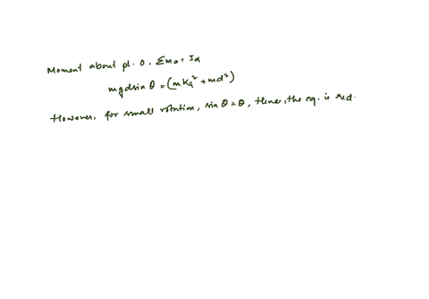 ⏩SOLVED:The body of arbitrary shape has a mass m, mass center at G ...