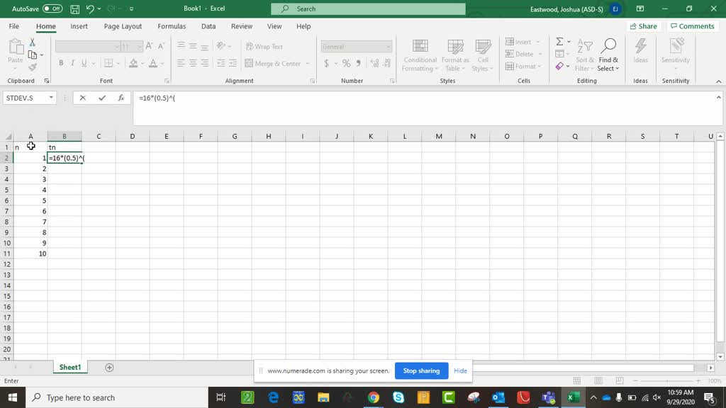 SOLVED:In Exercises 43 and 44, use a graphing utility to create a table showing the sequence of ...