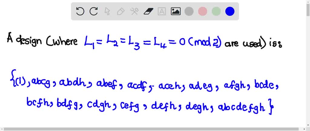 ⏩SOLVED:Use Table 15.19 to construct a 16-run design 8 factors that ... ⏩SOLVED:Use Table 15.19 to construct a 16-run design 8 factors that ...