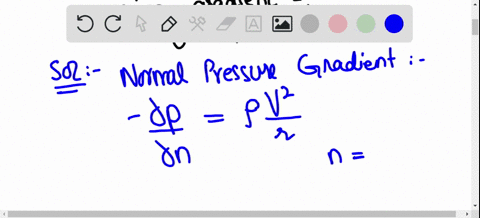 SOLVED:Air 10 ws along a horizontal, curved streamline with a 20 ft ...