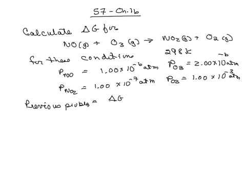 ⏩SOLVED:Using data from Appendix 4 , calculate ΔG for the reaction… | Numerade