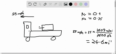 SOLVED: The coefficients of friction between the load and the flatbed ...