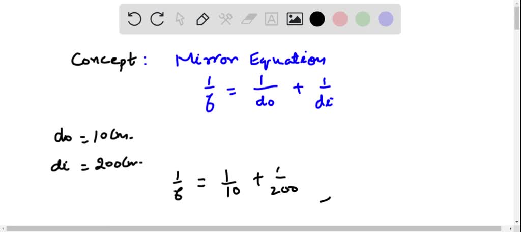 SOLVED:REAL image, INVERTED, Larger than object REAL image; UPRIGHT, Larger than object VIRTUAL ...