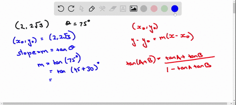 SOLVED:Find the equation of the line which satisfy the given conditions ...