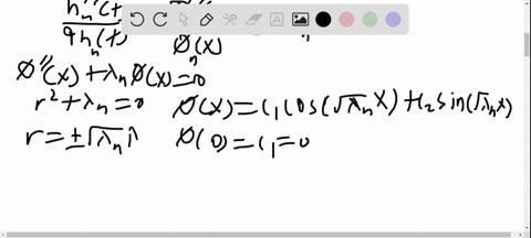SOLVED:Solve the vibrating string problem (16)-(19) with α=3, L=π, and ...