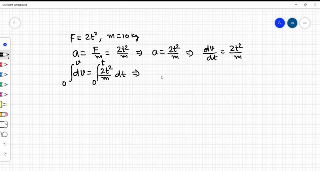 SOLVED:A constant force of 9 dynes is applied to a 5-gm mass. The force is initially applied at ...