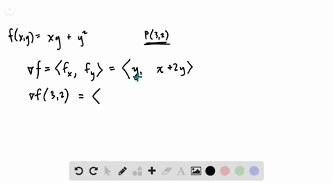 SOLVED:In what direction is the derivative of f(x, y)=x y+y^2 at P(3,2 ...