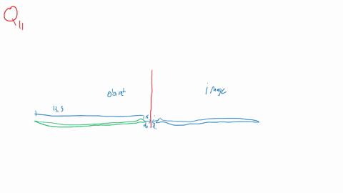 A 13.5 -foot-long, nearsighted python is stretched out perpendicular to ...