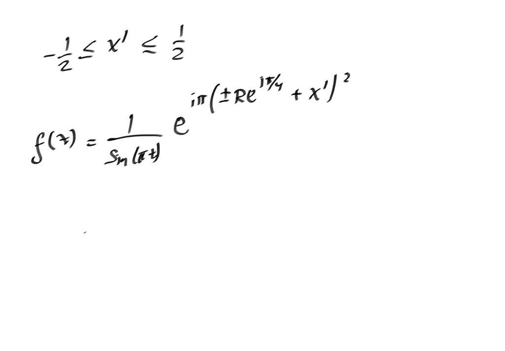 The Following Is An Alternative And Roundabout Way Of Evaluating The