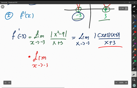 Determinar la derivabilidad En los ejercicios 75-80, describa los ...