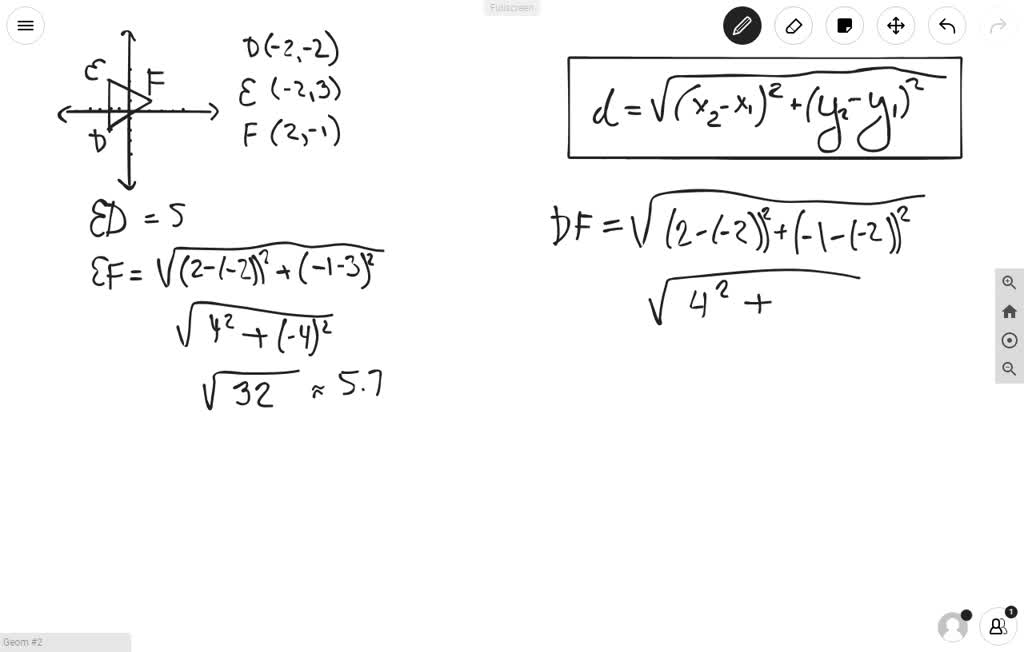 SOLVED Determine The Perimeter And Area Of The Shape Shown Below 2 F 7