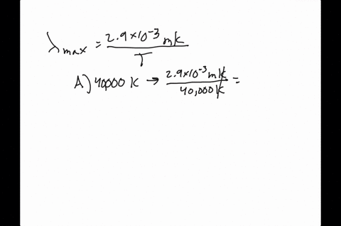 SOLVED:Maximum radiation wavelength from star, Sun, and Earth Determine ...