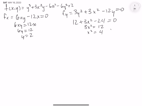 SOLVED:Find the local maximum and minimum values and saddle point(s) of ...