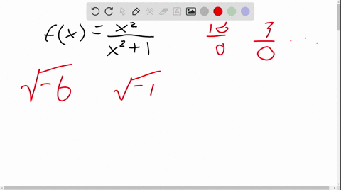SOLVED:Let f(x)=(x^2)/(x^2+1). a. Show that f is continuous for all values of x. b. Show that f ...